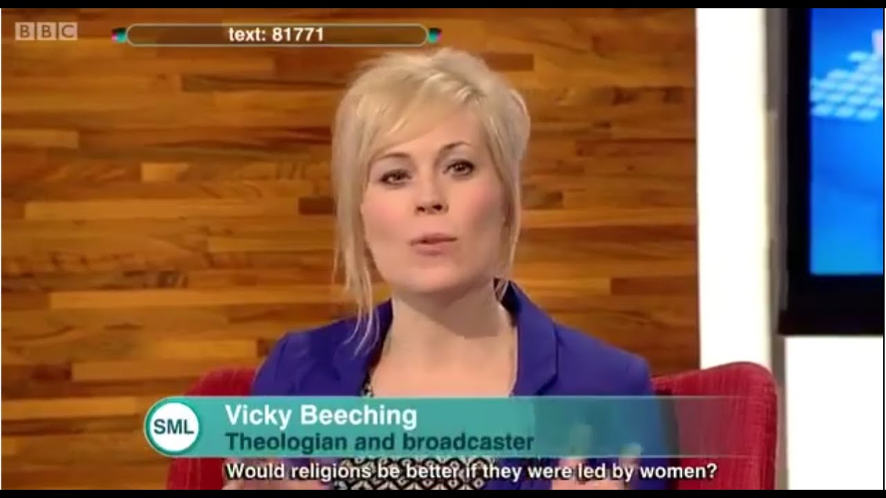 Vicky Beeching on Sunday Morning Live: Women bishops panel debate, Nov ...