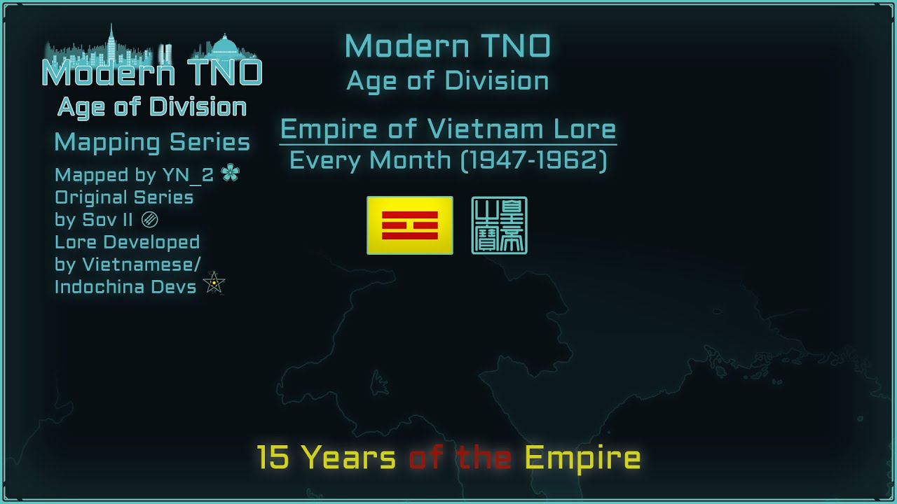 Modern TNO Mapping | Alternate History of Empire of Vietnam (1947-1962 ...