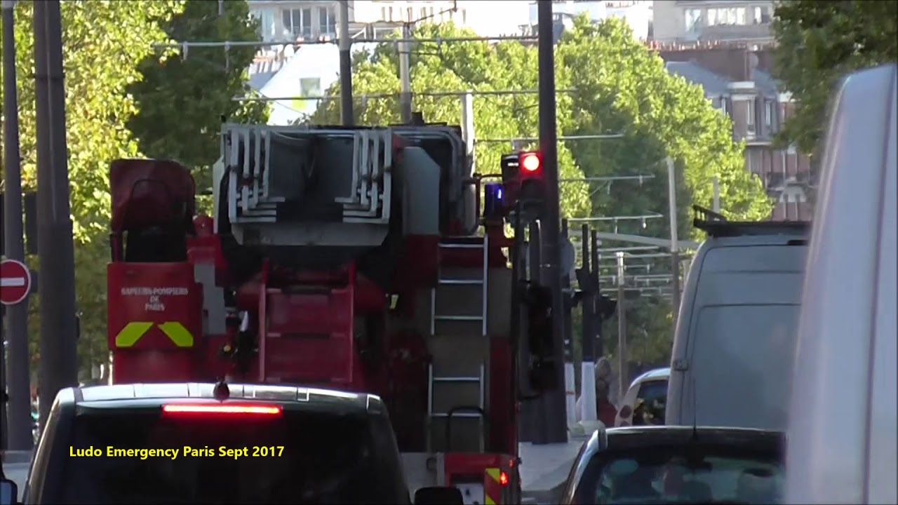 Pompiers de Paris EPAN 11 Menilmontant En Urgence ( Paris Fire Dept ...