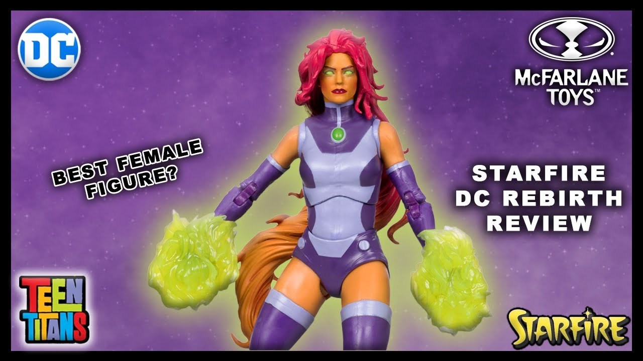 McFarlane DC Multiverse Starfire Teen Titans 7" Action Figure Review ...