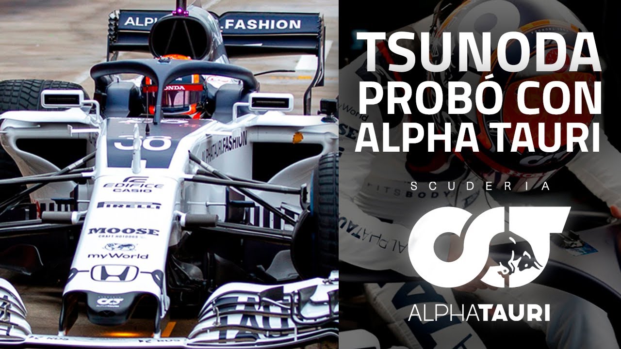TSUNODA probó con ALPHA TAURI | El FUTURO de ALBON a la DERIVA - YouTube