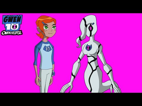 gwen 10 and aliens classic. ben 10 omniverse. multiverse.