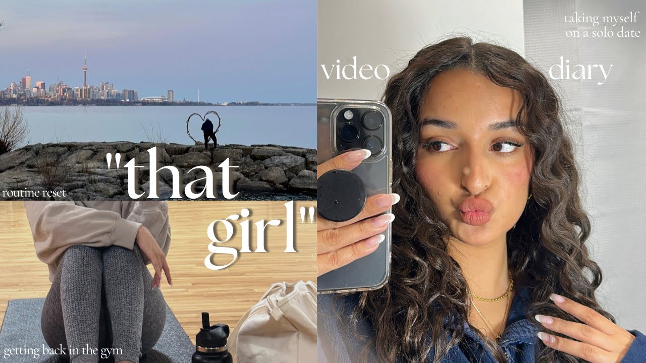 *realistic* THAT GIRL weekly vlog solo date, routine reset, yoga ...
