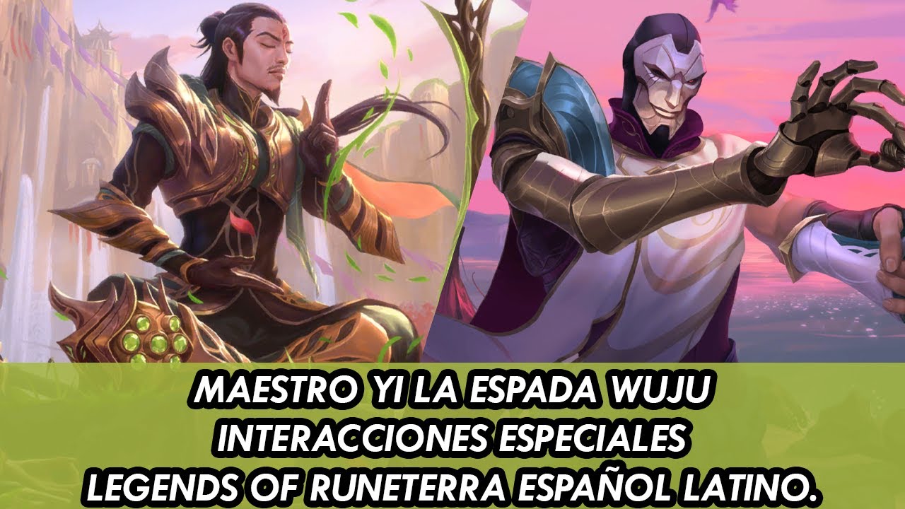 MAESTRO YI LA ESPADA WUJU INTERACCIONES ESPECIALES ESPAÑOL LATINO ...