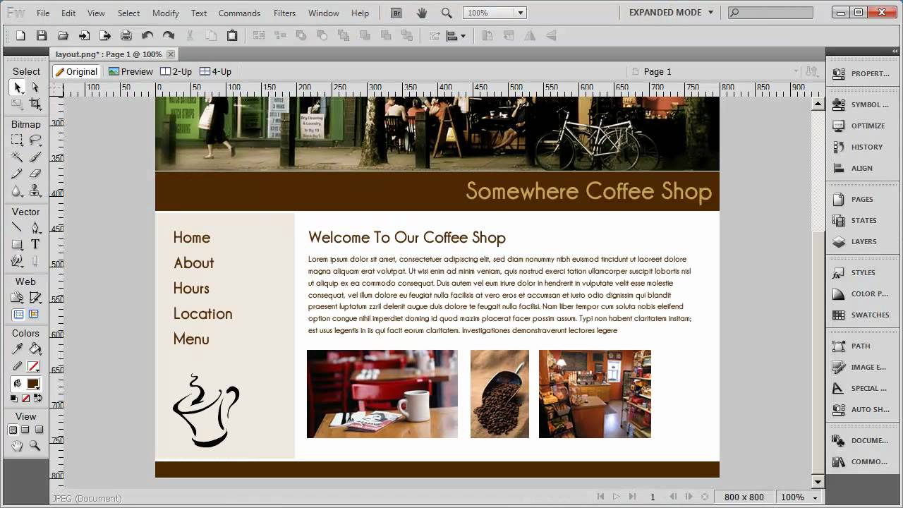 4 - Creating Table Based Layouts in Dreamweaver - YouTube