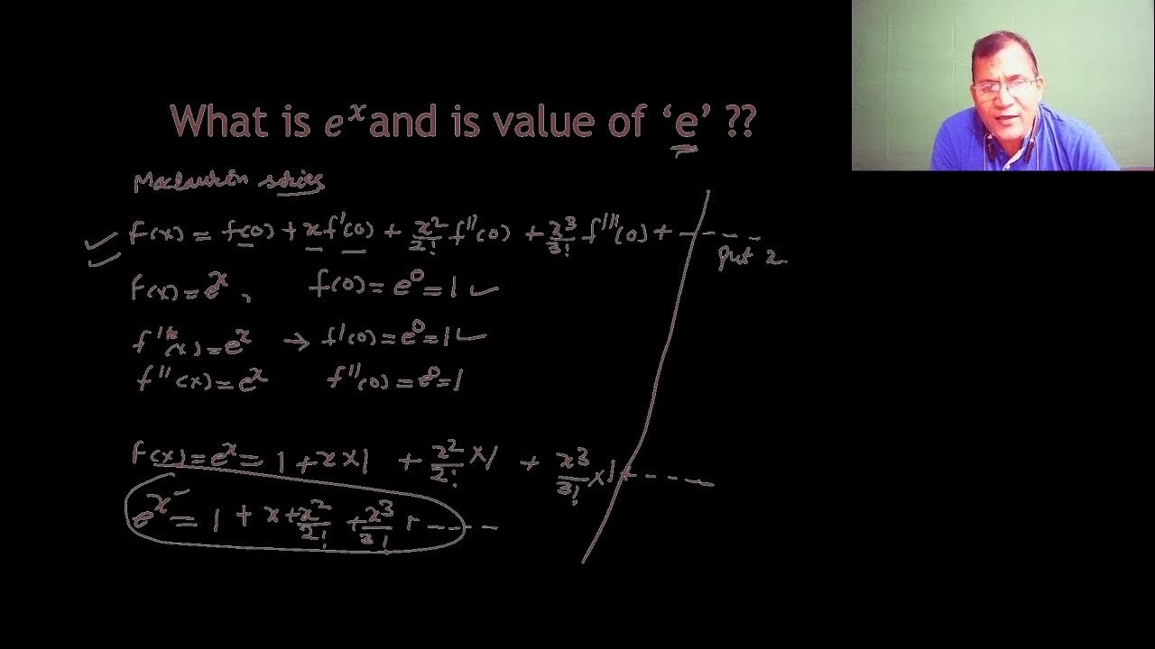 expansion of e to the power x - YouTube