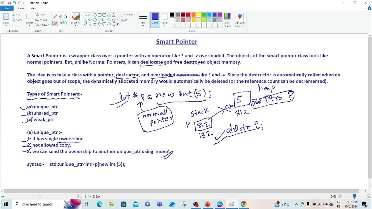 #smart_pointer , STL C++ lec - 01 - YouTube
