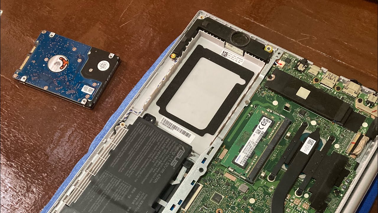 I installed additional HDD/SSD in Asus Vivobook - YouTube