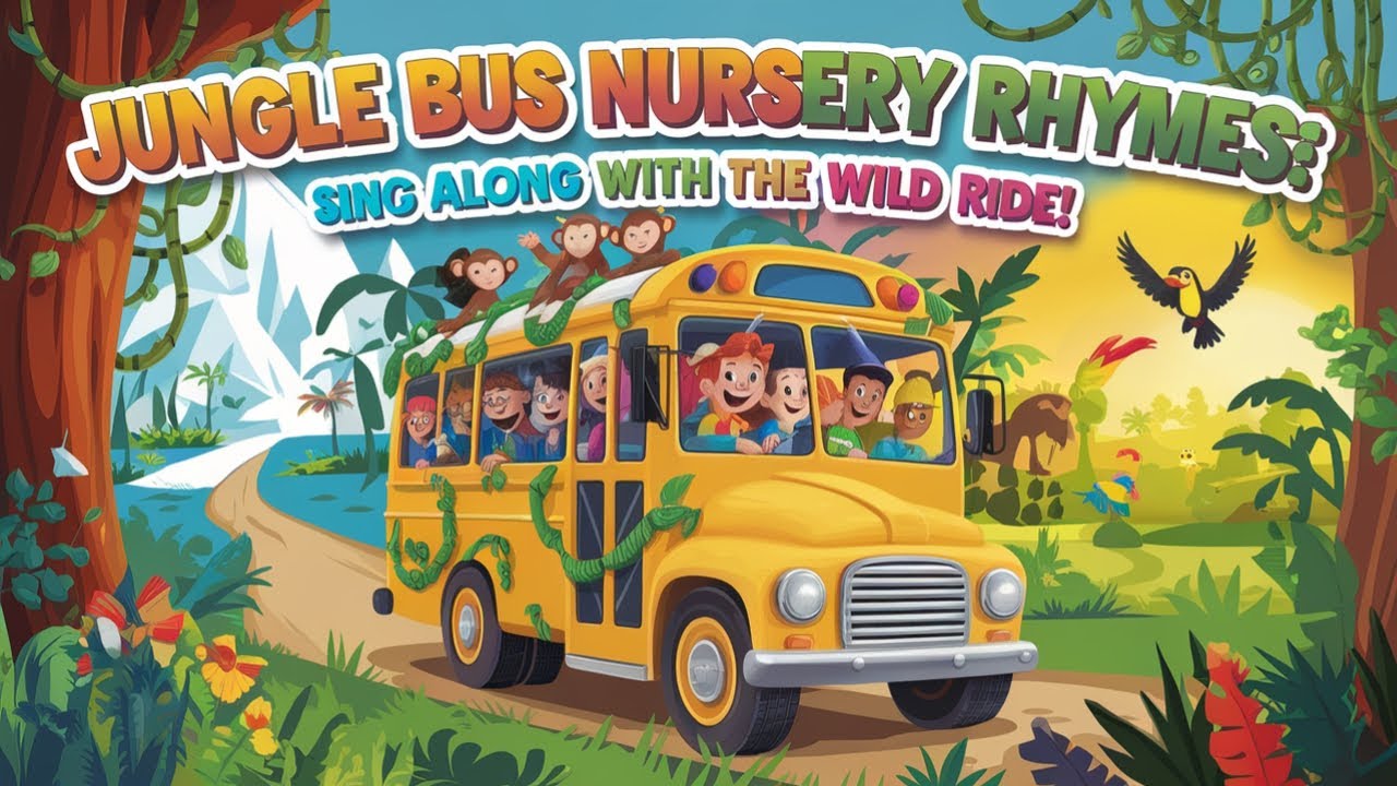 Jungle Bus Adventure - A Kids' Journey into the Wild! | Kids Nursery ...