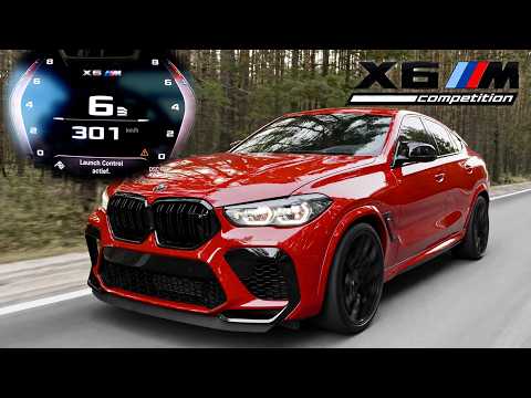BMW X6 M- Akrapovic exhaust (301 km/H) Top speeds 