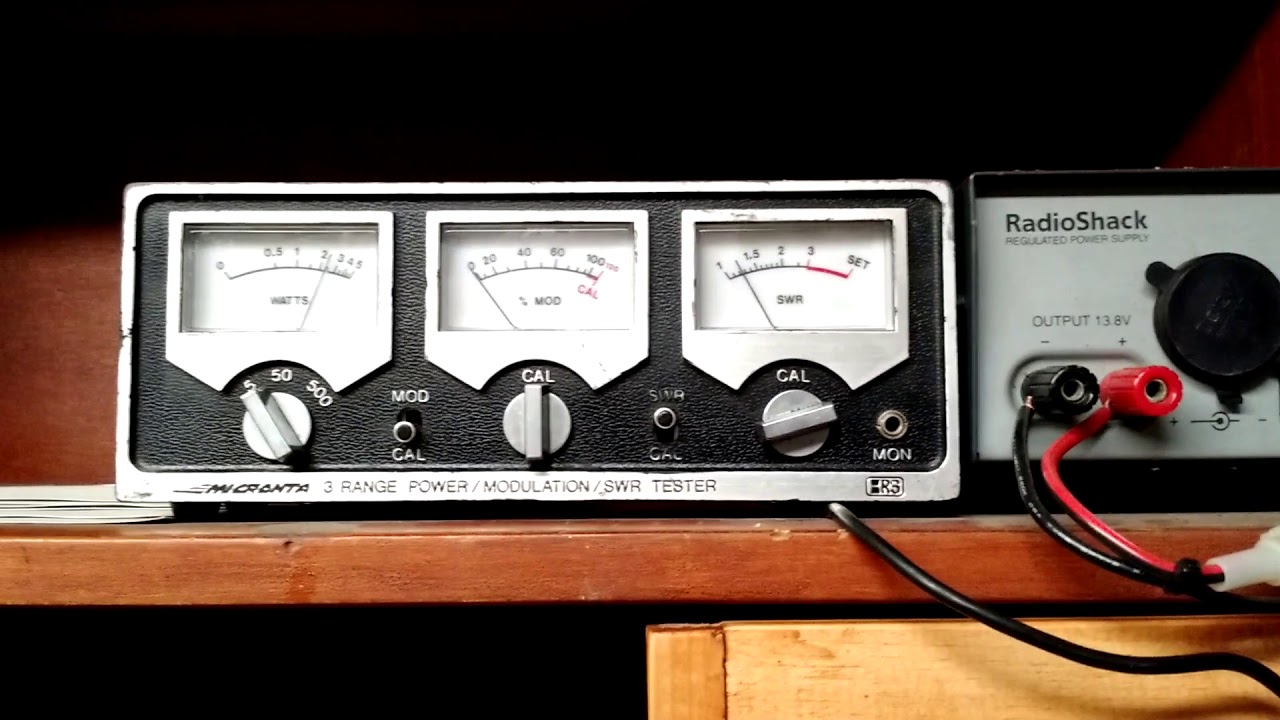 Vintage Radio Shack 3 Way Meter For CB and Ham. - YouTube