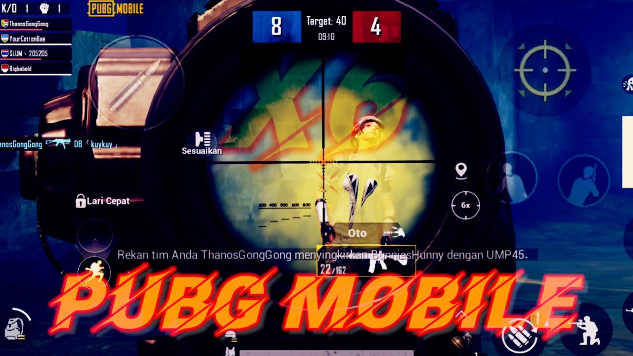 pubg x6 scope full gyro - YouTube