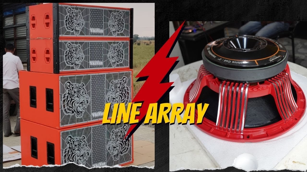 DJ Line Array Speaker And Pressure mid @VkiVan - YouTube