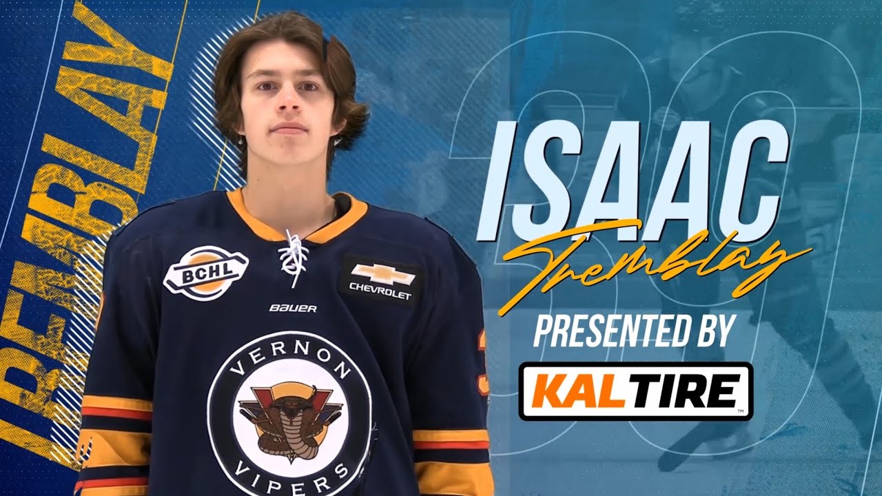 Vipers Player Profile - #39 Isaac Tremblay - YouTube