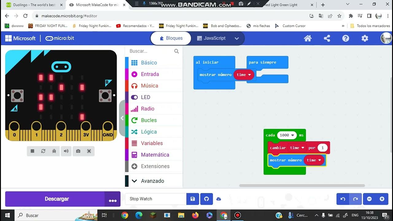 StopWatch tutorial of micro:bit - YouTube