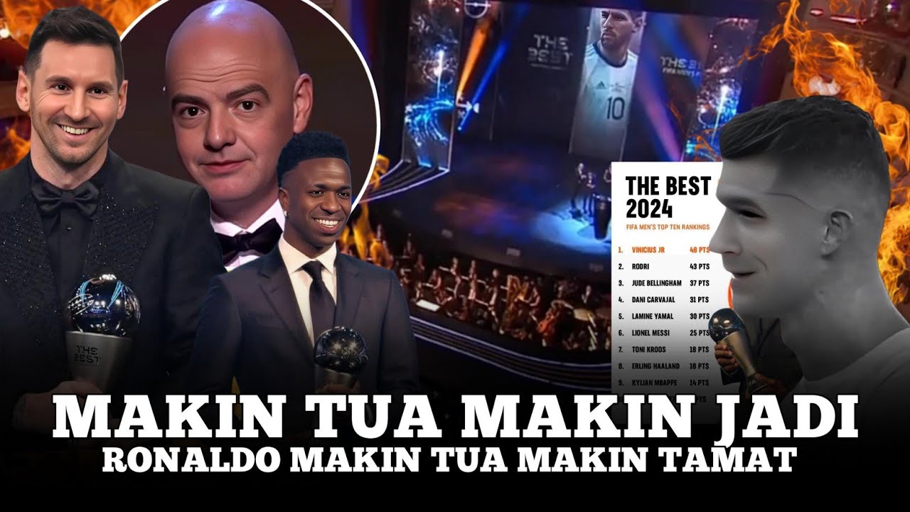 RESMI !! Messi Sabet Penghargaan The Best Player Awards 2024 , Vinicius ...