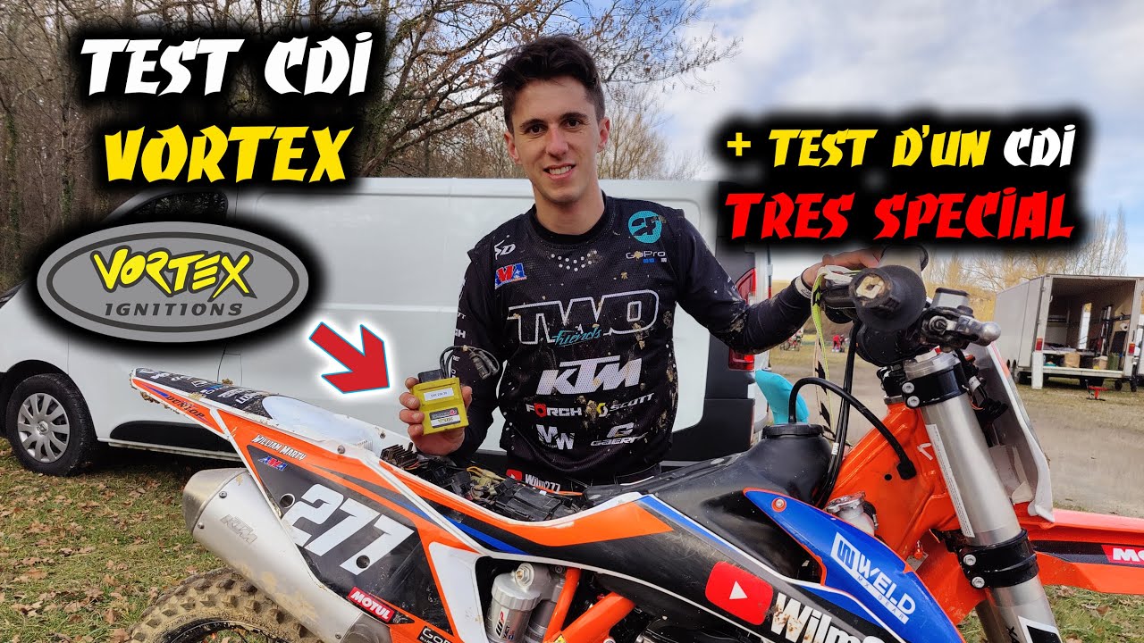 TEST CDI VORTEX SUR MA KTM 250 SXF 2022 + TEST D'UN CDI TRES SPECIAL ...