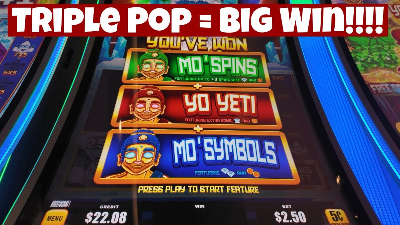 Triple Pop = Big Win!!! On New Spooky Link Slot Machine. Palms Casino ...