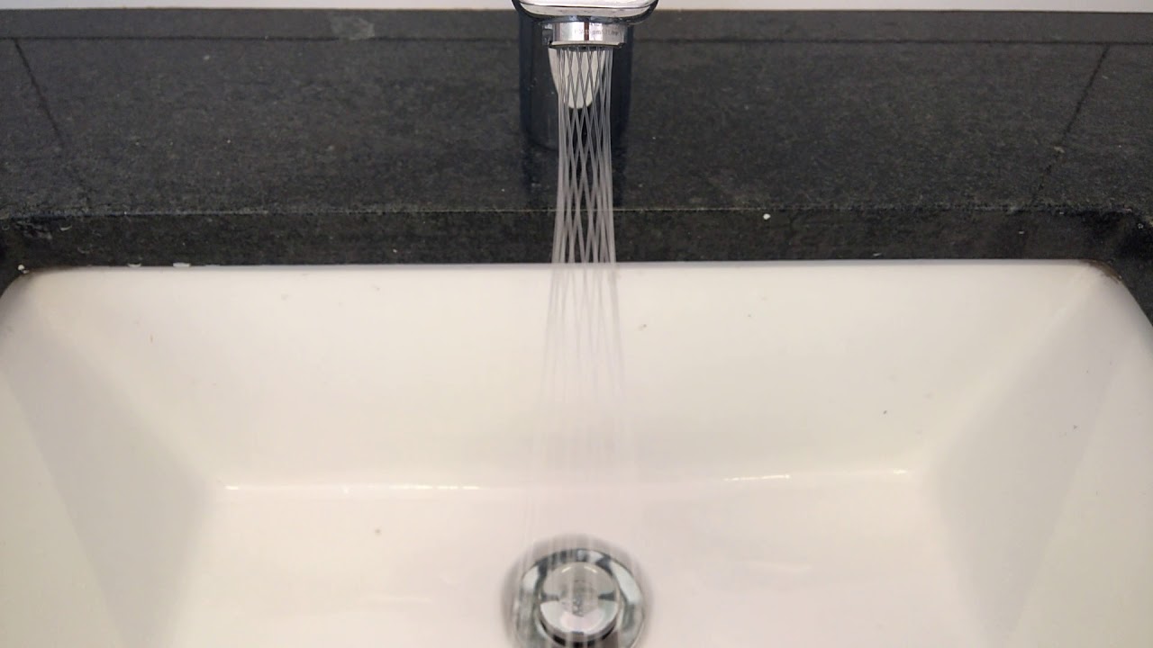 Water Saving Tap is functional and beautiful - YouTube