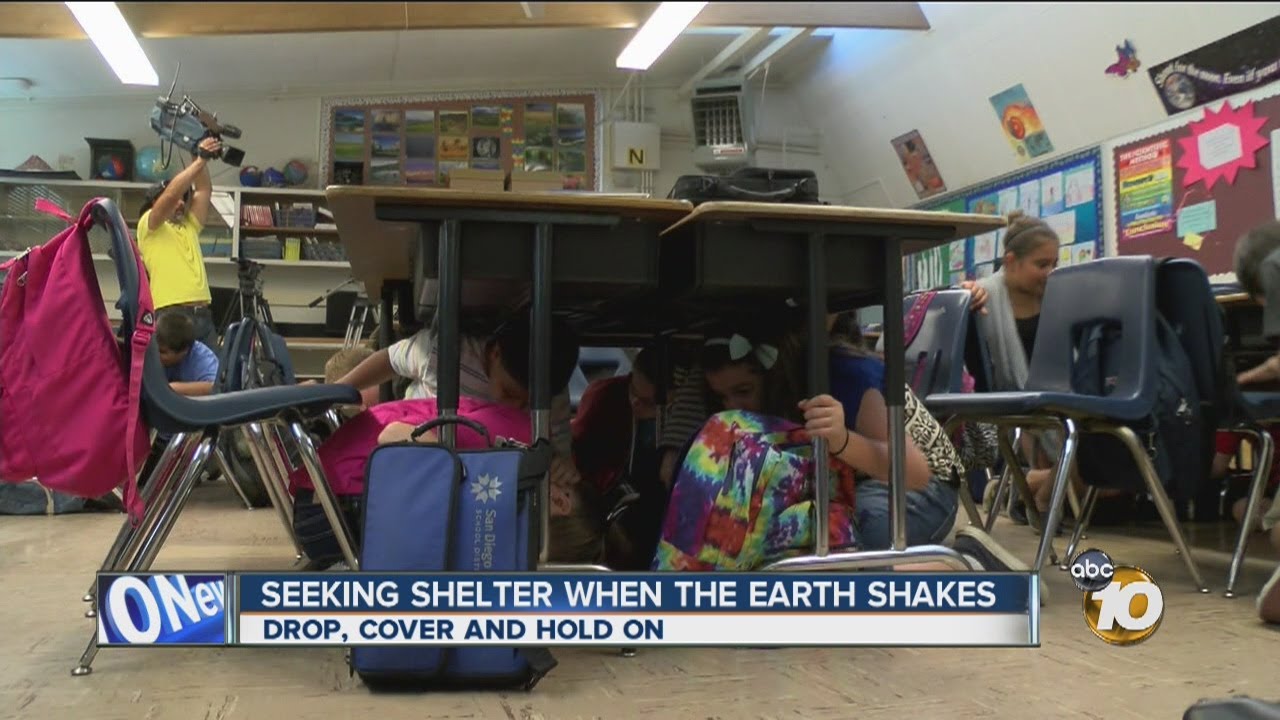 Millions take part in Great ShakeOut global earthquake drill - YouTube
