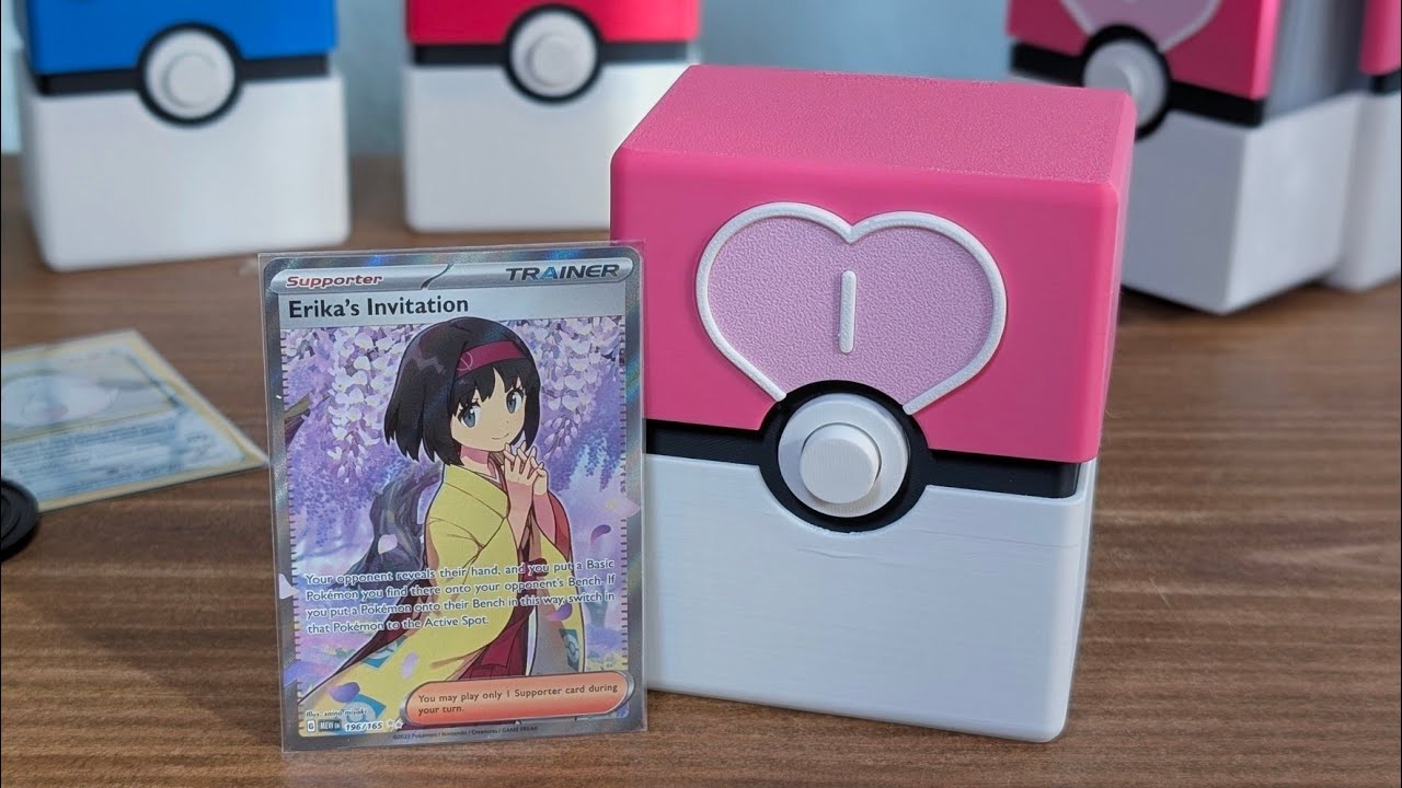 Pokémon Deck Box - Love Ball (Assembly Guide) - YouTube