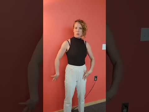 Standing Wall Posture Exercise - YouTube