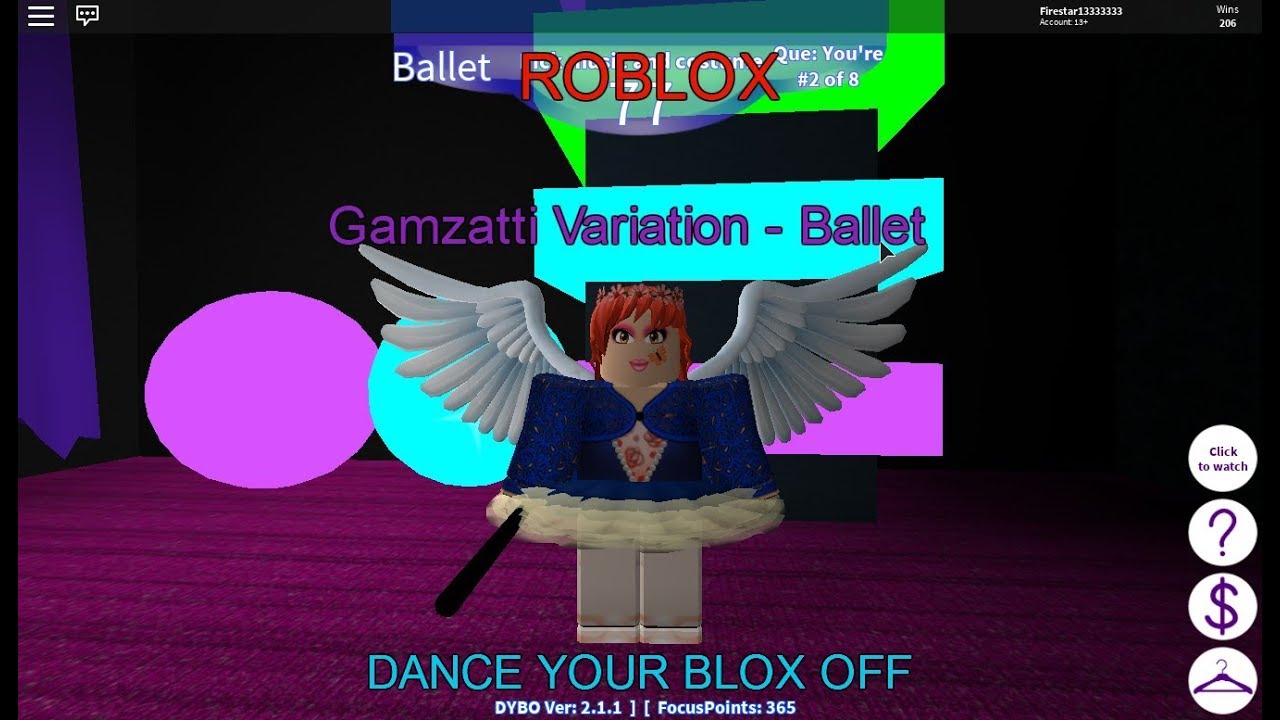 Roblox- Dance Your Blox Off- Gamzatti Variation- Ballet - YouTube