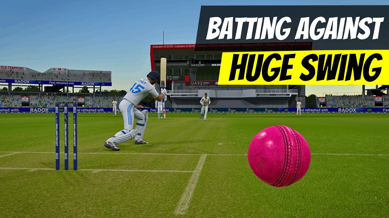 Batting Against Huge SWING & SEAM | PINK Ball Challenge - YouTube