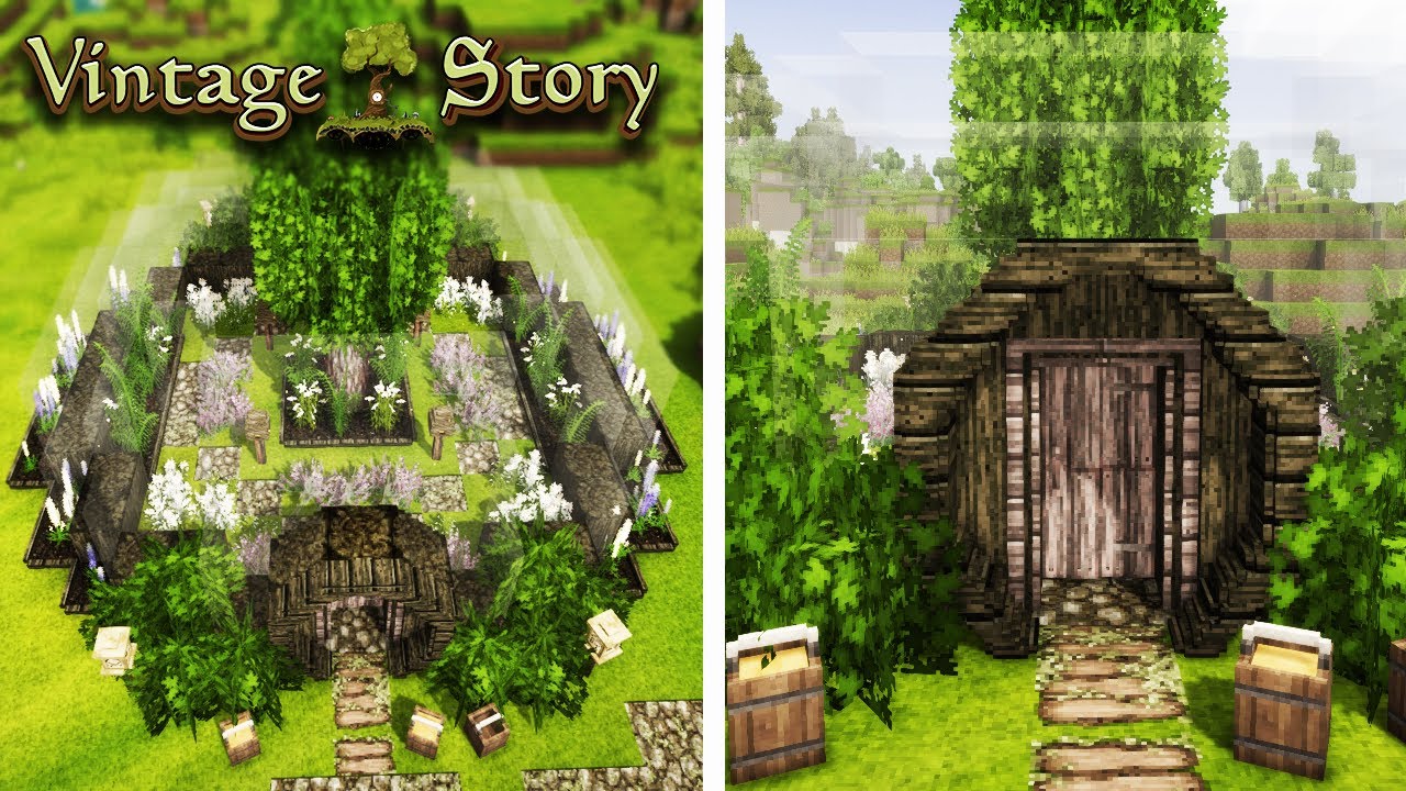 Vintage Story | 🍯 How To Build a Little Bee Apiary 🐝 | SPEEDBUILD - YouTube