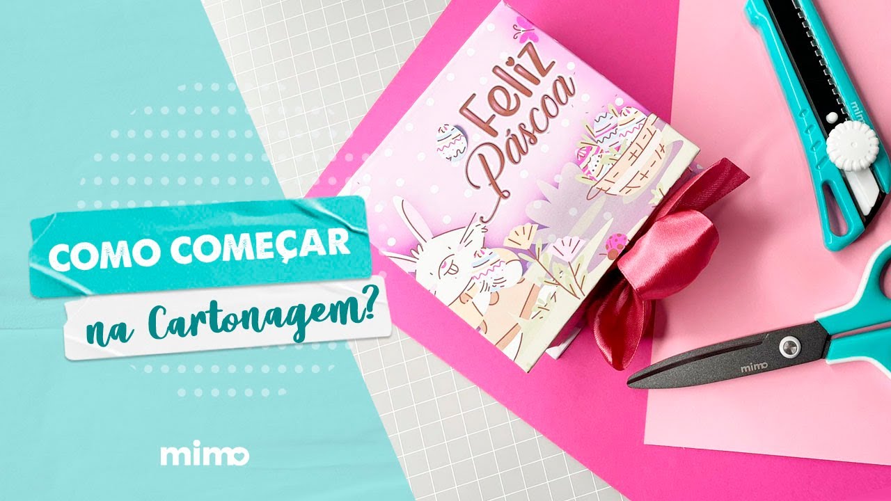 Como Começar na Cartonagem? Live Mimo Crafts - YouTube