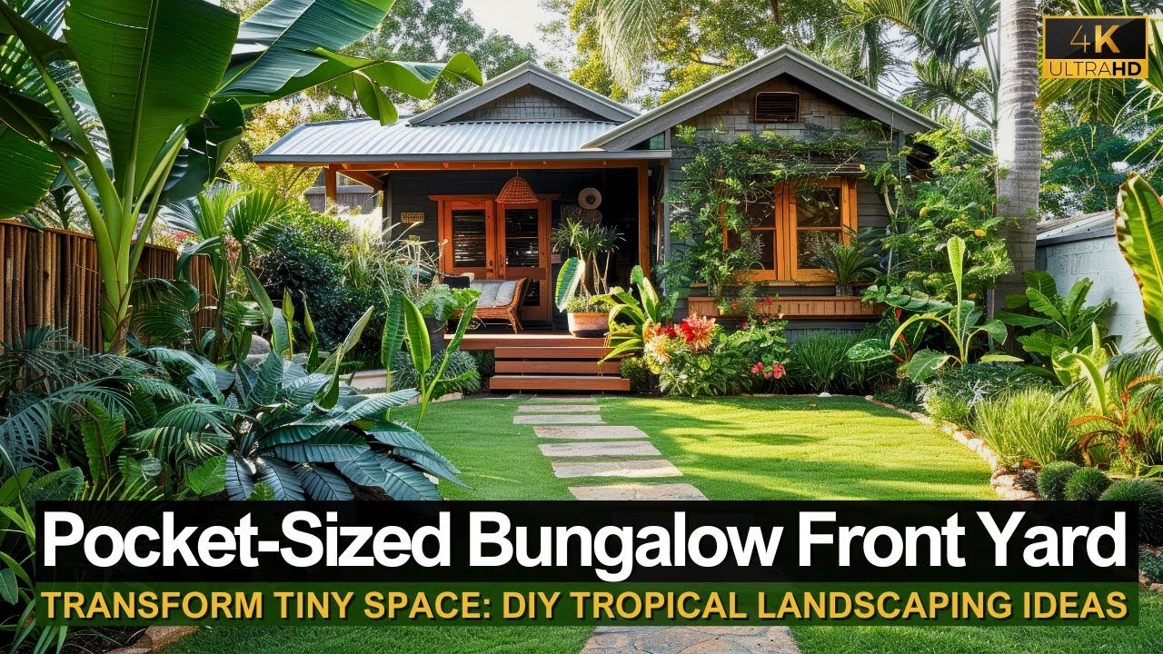 Transform Your Tiny Space: DIY Tropical Pocket-Sized Bungalow Front ...