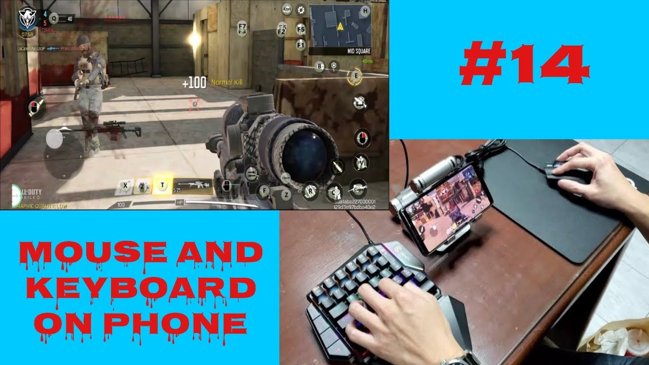 Gamesir X1 COD Mobile Keyboard and Mouse on Phone Gameplay #14 - YouTube