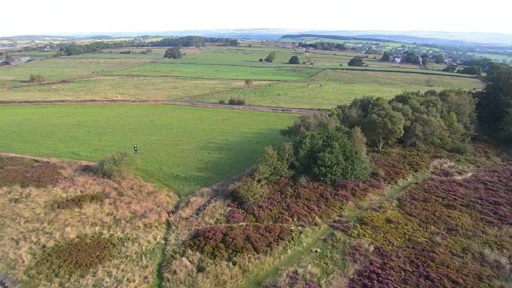 Yuneec Q500+ Flight around Ashover Rock Derbyshire 18th September 2015 ...