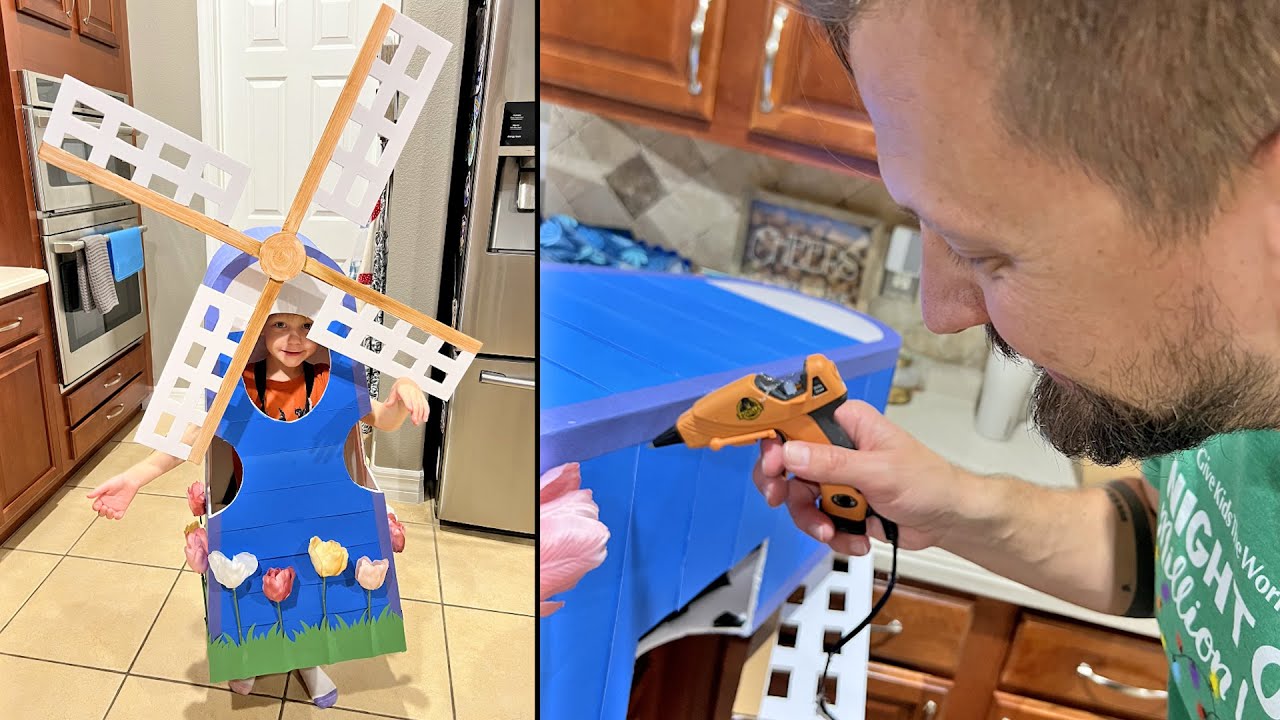 Our 4 Year Old Wanted To Be A Windmill So We Made Him A Windmill ...