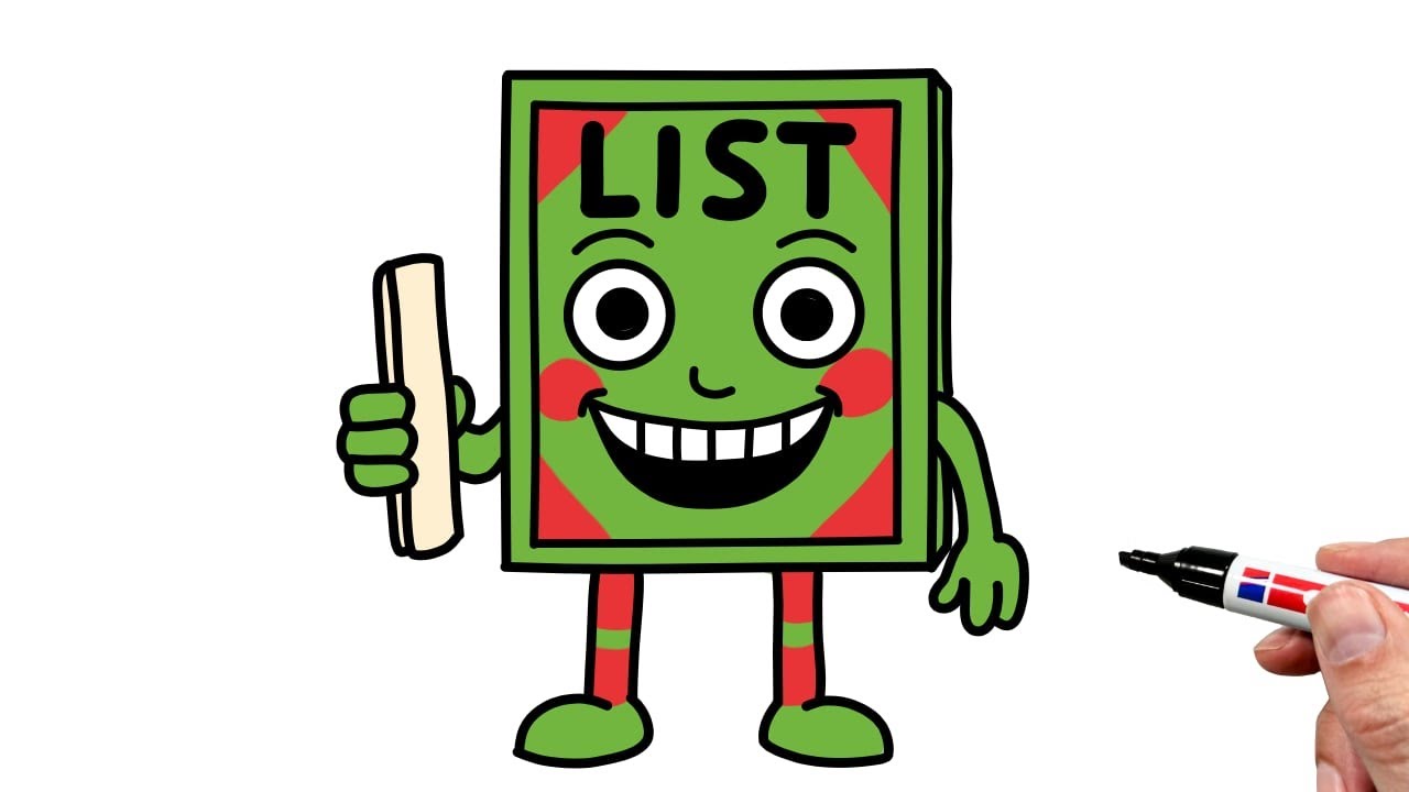 How to Draw List List List Sahur - YouTube