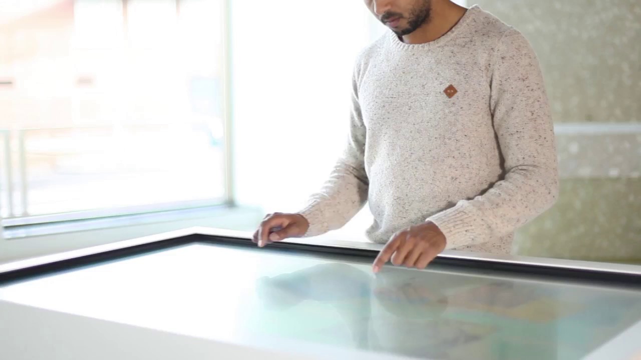 Closer Look at what can be Achieved with Touch Tables - YouTube
