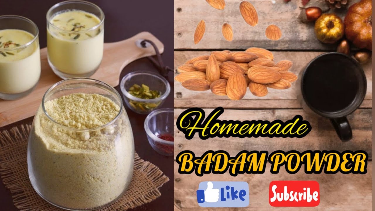 Homemade Badam Powder - YouTube