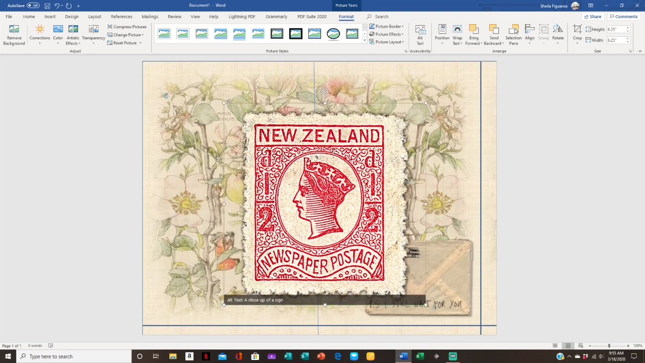 How to Create Junk Journal Pages with Microsoft Word March 2020 - YouTube