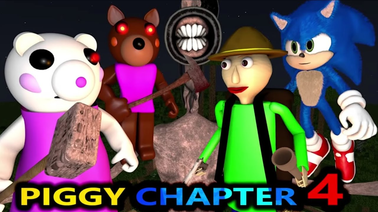 piggy vs baldi & sonic chapter 4 (bad audio) by wildcraft - YouTube