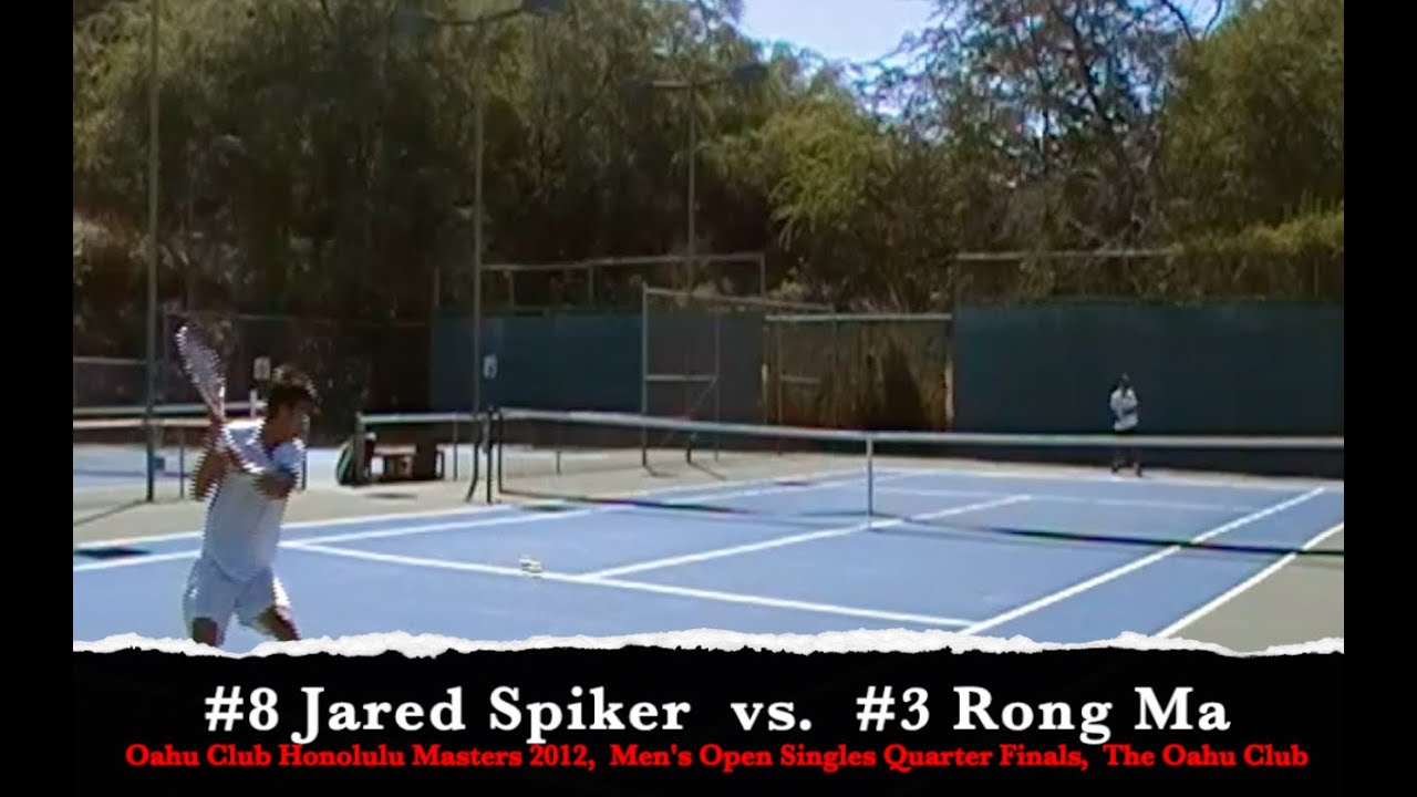 #8 Jared Spiker v #3 Rong Ma QF HLTS - 2012 Honolulu Masters - YouTube