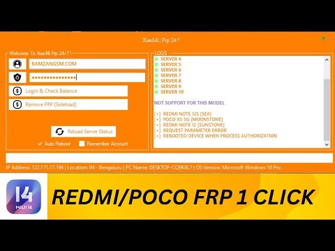 Mi Frp Tool Credit || Xiaomi Frp Tool || Poco Frp Tool || REDMI Frp ...