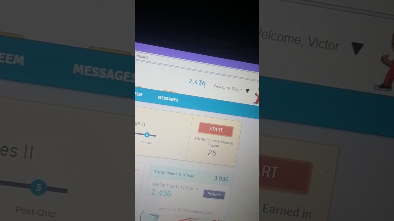 How to get lots of points in think through math - YouTube