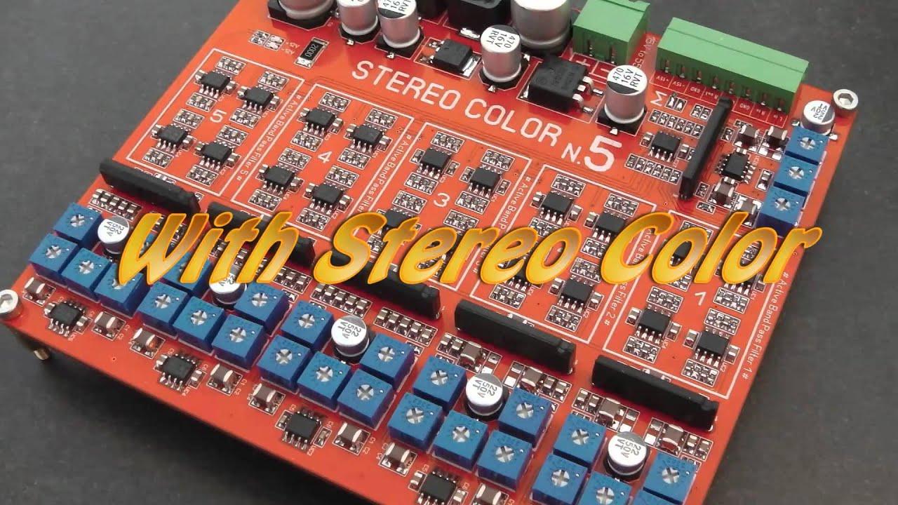 "Stereo Color N°5" audio test full only analogue audio processing ...