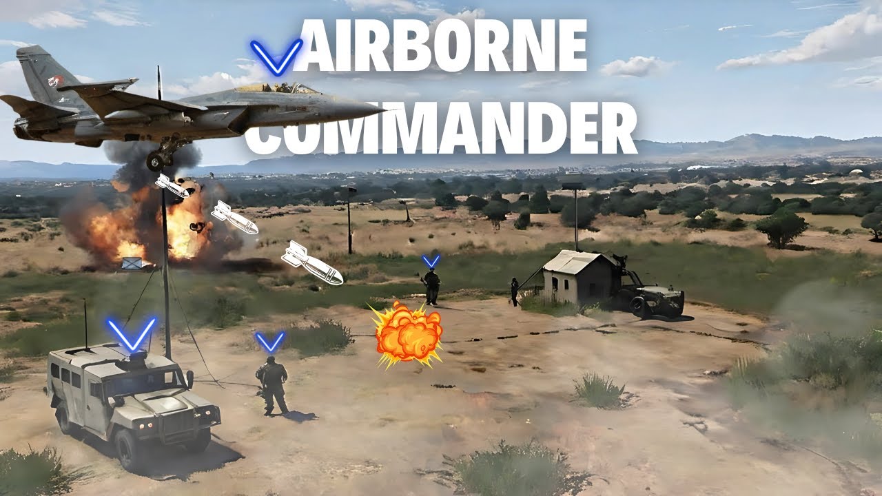 Airborne Commander Commands AI in a Jet! This will fo wrong - YouTube