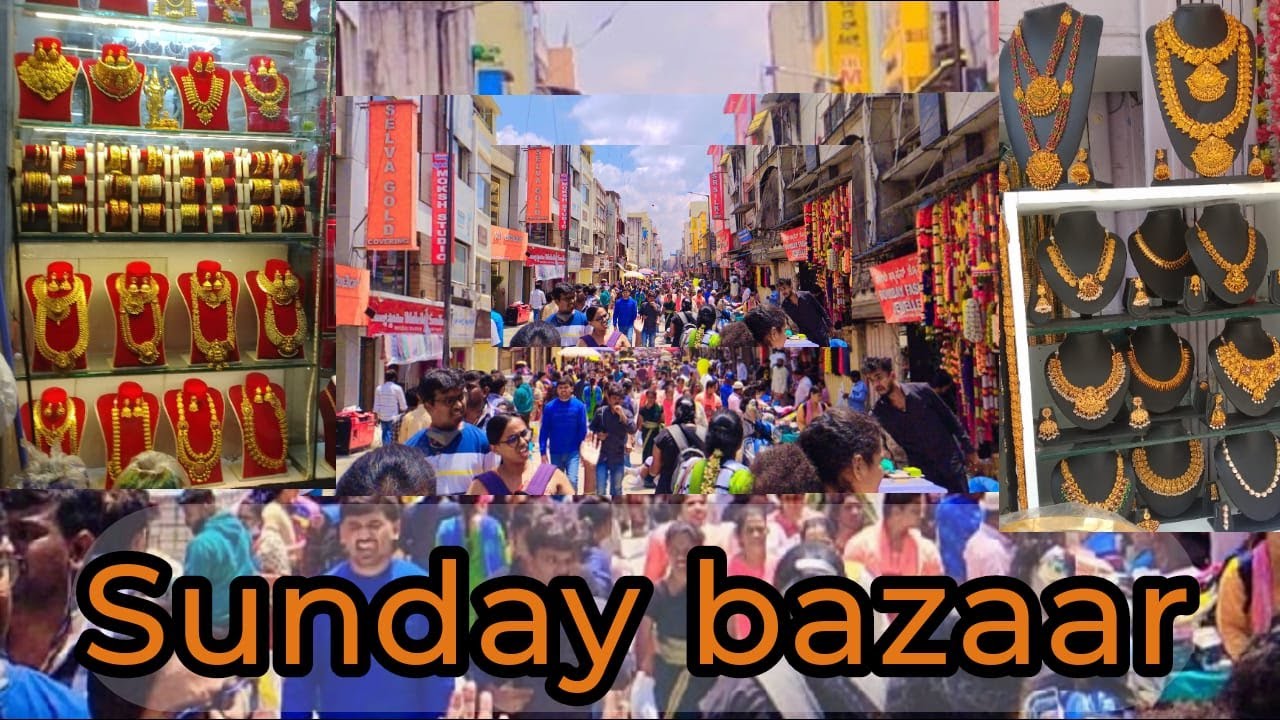 SUNDAY BAZAAR / BANGALORE / CHOOR BAZAR - YouTube