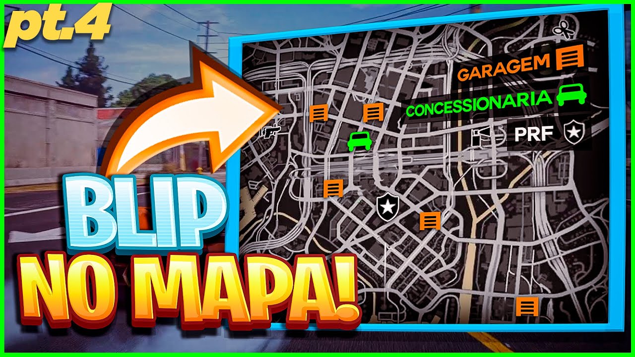 Como Colocar BLIP no MAPA na sua CIDADE de GTA RP! (pt.7) - YouTube