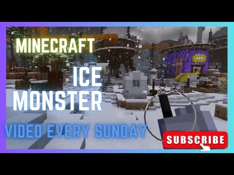Minecraft ice monster 👻 #trending #youtubevideos #gaming - YouTube