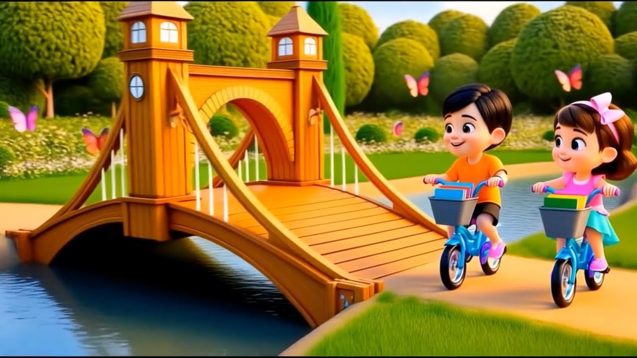 London Bridge is falling down | Poem for Kids | Kids Cartoons | Kids ...