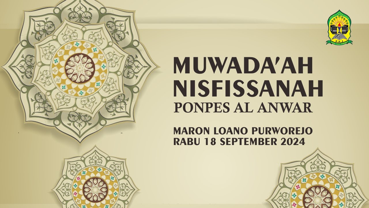 MUWADA'AH NISFISSANAH PONPES AL ANWAR MARON LOANO PURWOREJO - YouTube