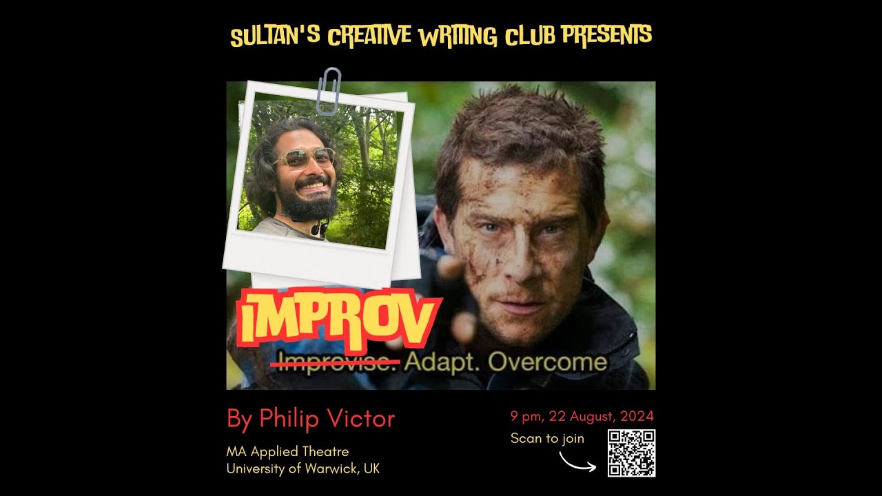 Improv, Adapt, Overcome! Theatre Workshop by Philip Victor - YouTube